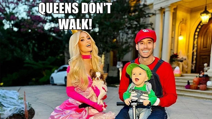 Princess Peach Rides an Airwheel Robot, Because Queens Never Walk